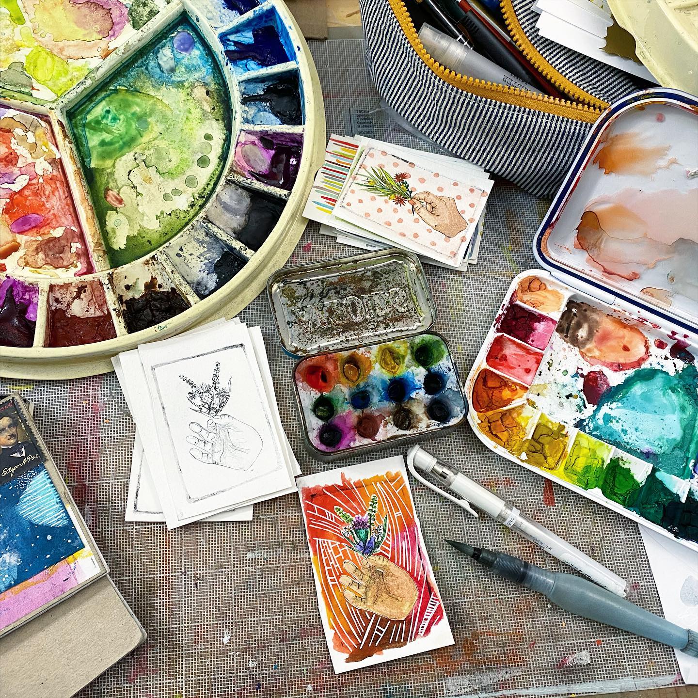 Tiny Posie Art-o-mat Series 2020 – Inspiration Junkie robayre.com